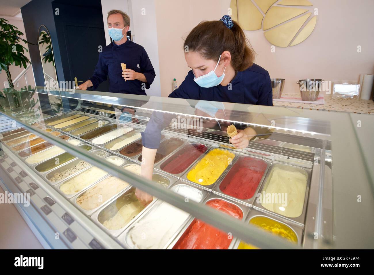 ©PHOTOPQR/VOIX DU NORD/Johan BEN AZZOUZ ; 01/07/2021 ; Wimereux, le 1 ...