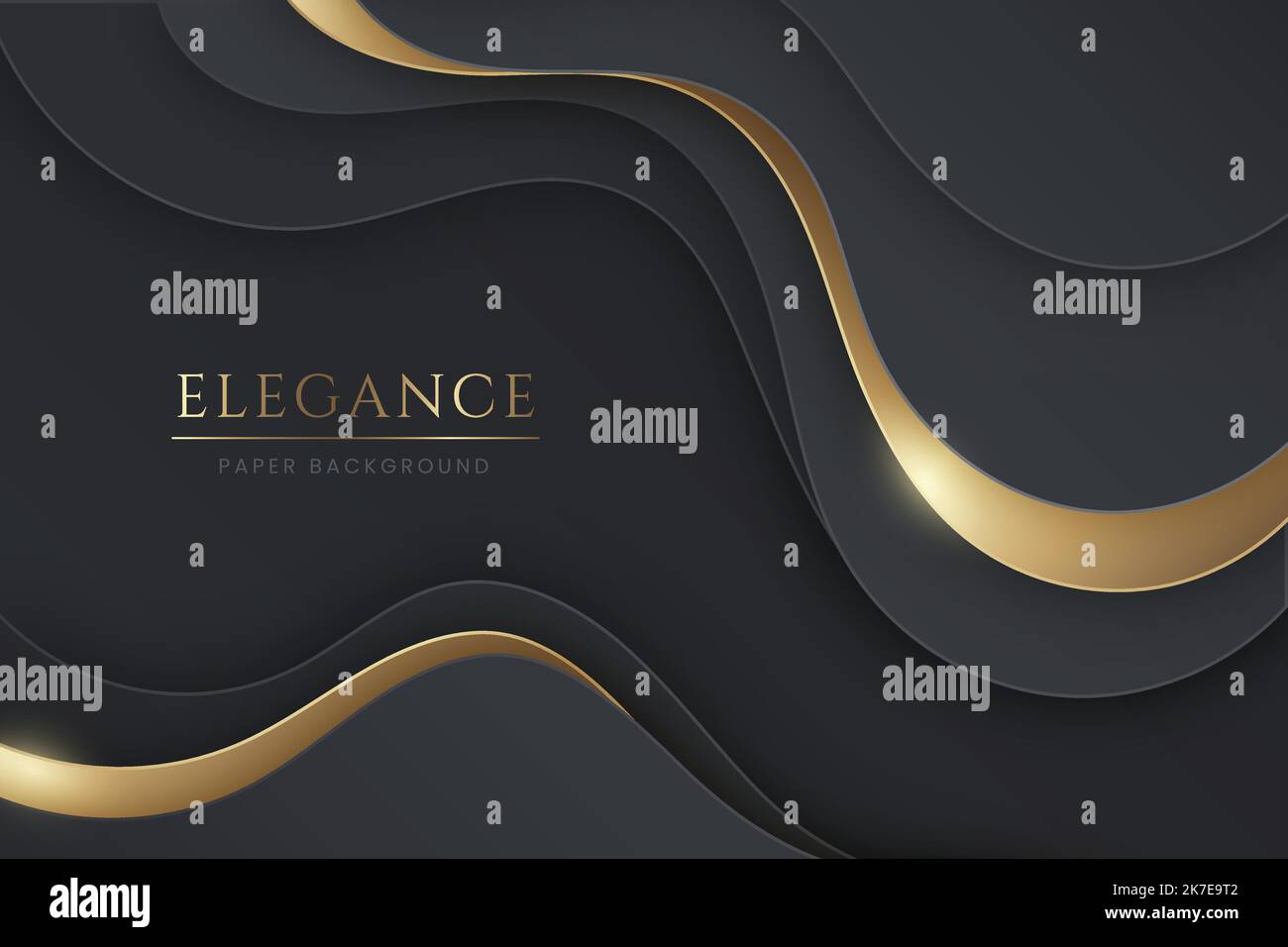 paper style wavy elegant background vector design illustration Stock ...