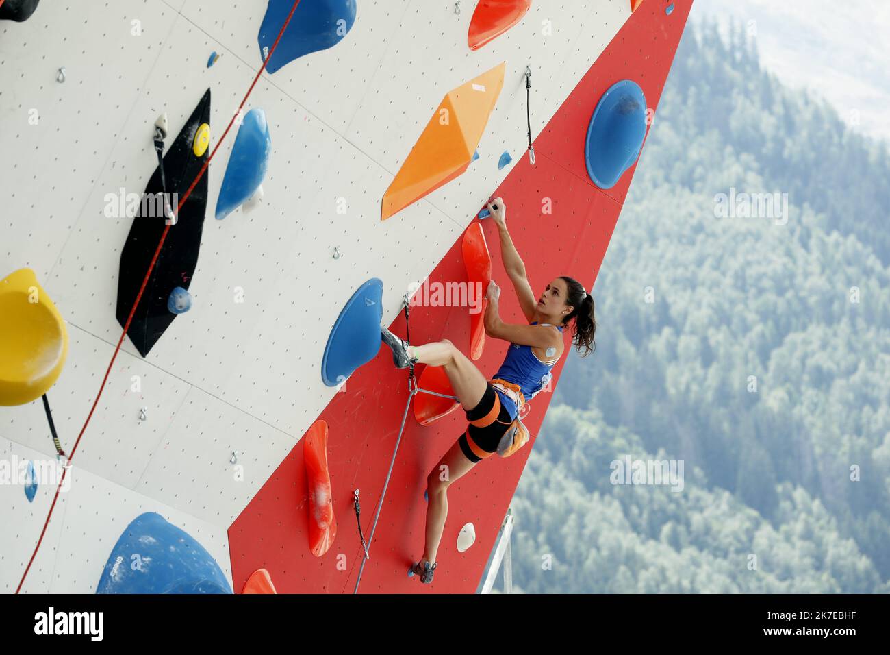 Climbing world cup chamonix hi-res stock photography and images - Alamy