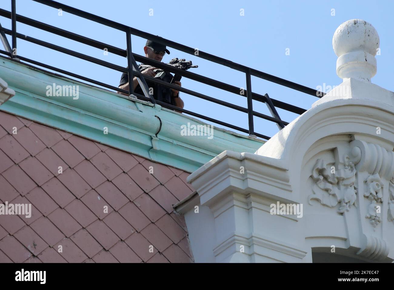 ©PHOTOPQR/NICE MATIN/Eric Ottino ; Nice ; 14/07/2021 ; Cérémonie d ...