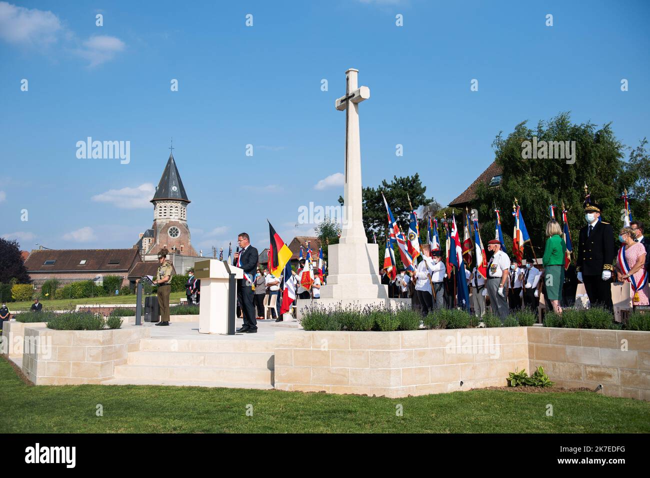 ©PHOTOPQR/VOIX DU NORD/JULIE SEBADELHA ; 19/07/2021 ; Fromelles - 19/07 ...