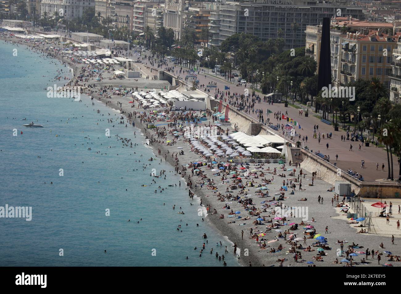©PHOTOPQR/NICE MATIN/Dylan Meiffret ; Nice ; 27/07/2021 ; NICE, le 27 ...
