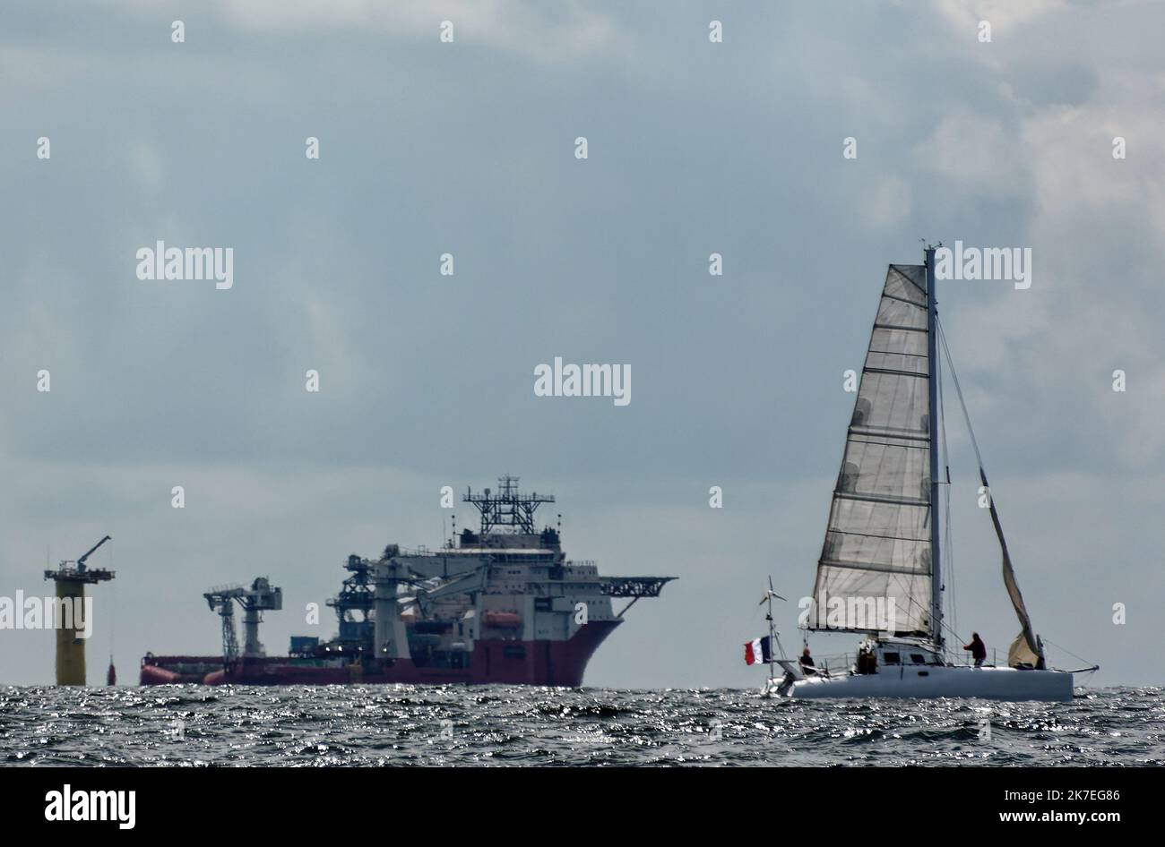©PHOTOPQR/OUEST FRANCE/Jean-Michel Niester ; Saint-Nazaire ; 01/08/2021 ...