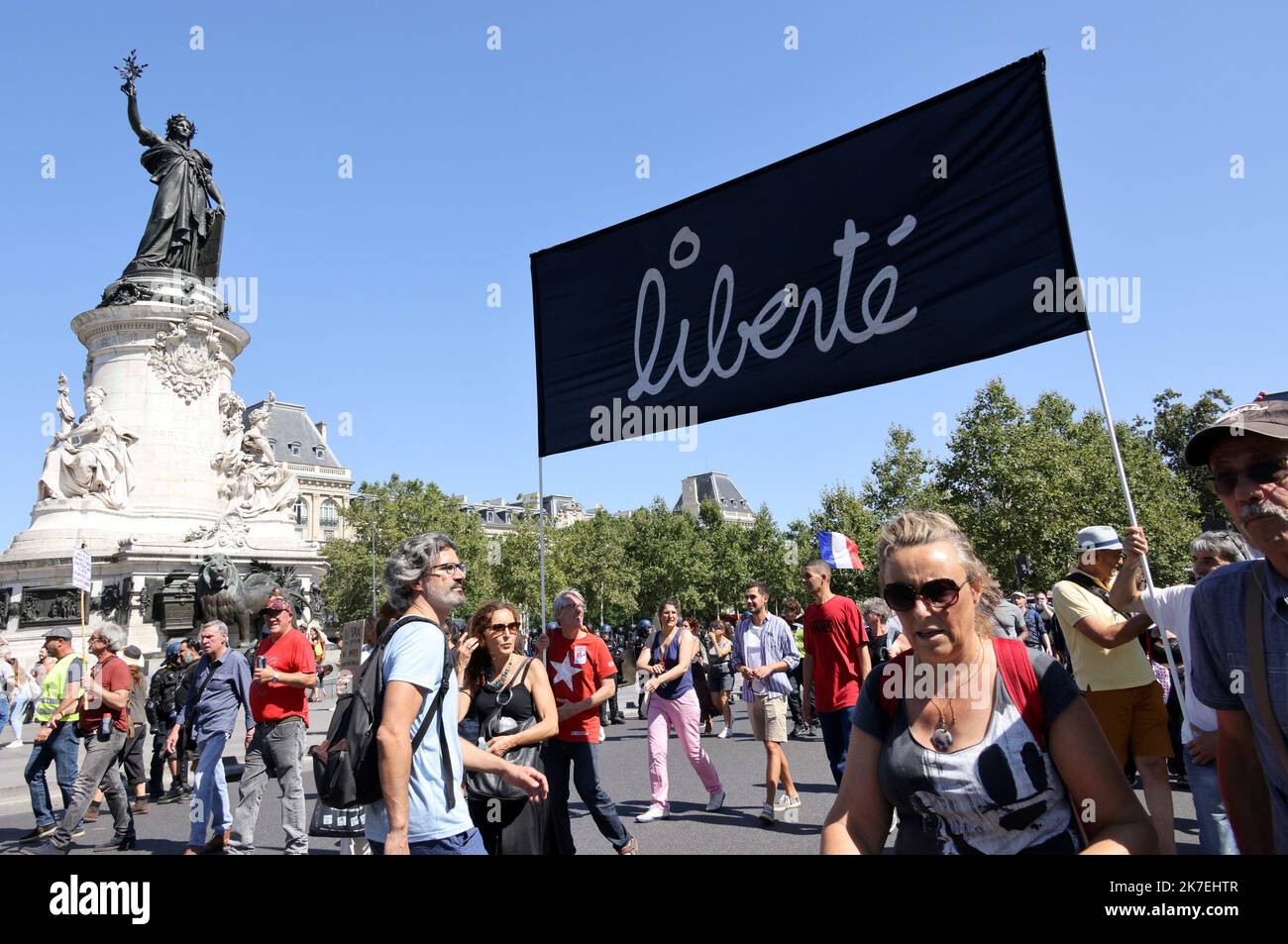 ©PHOTOPQR/LE PARISIEN/Delphine Goldsztejn ; Paris ; 14/08/2021 ...