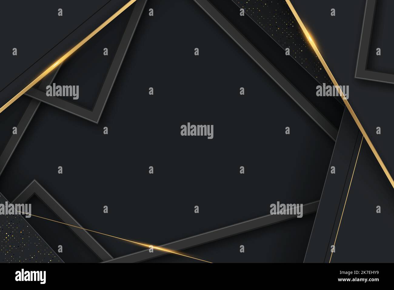 realistic luxury background with golden lines vector design ...