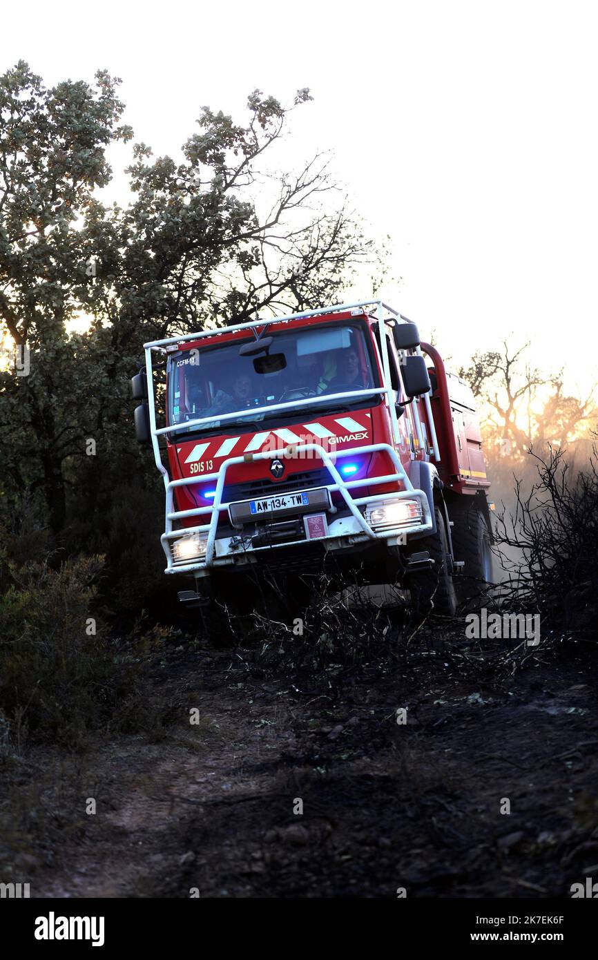 ©PHOTOPQR/NICE MATIN/Valerie Le Parc ; LE LUC ; 19/08/2021 ; INCENDIES ...