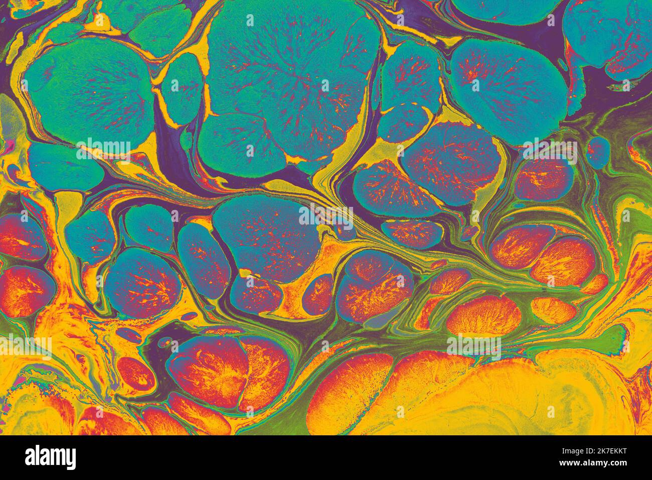 Ebru marble effect surface pattern design for print Stock Photo - Alamy