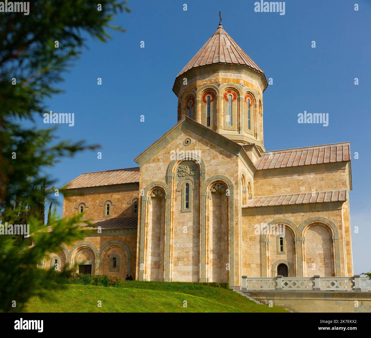 Picturesque view of Monastery at Bodbe, Georgia Stock Photo - Alamy