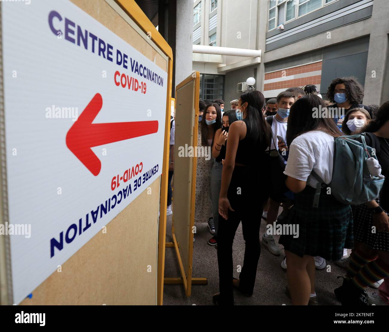 ©PHOTOPQR/NICE MATIN/FRANTZ BOUTON ; la trinite ; 02/09/2021 ; RENTREE ...