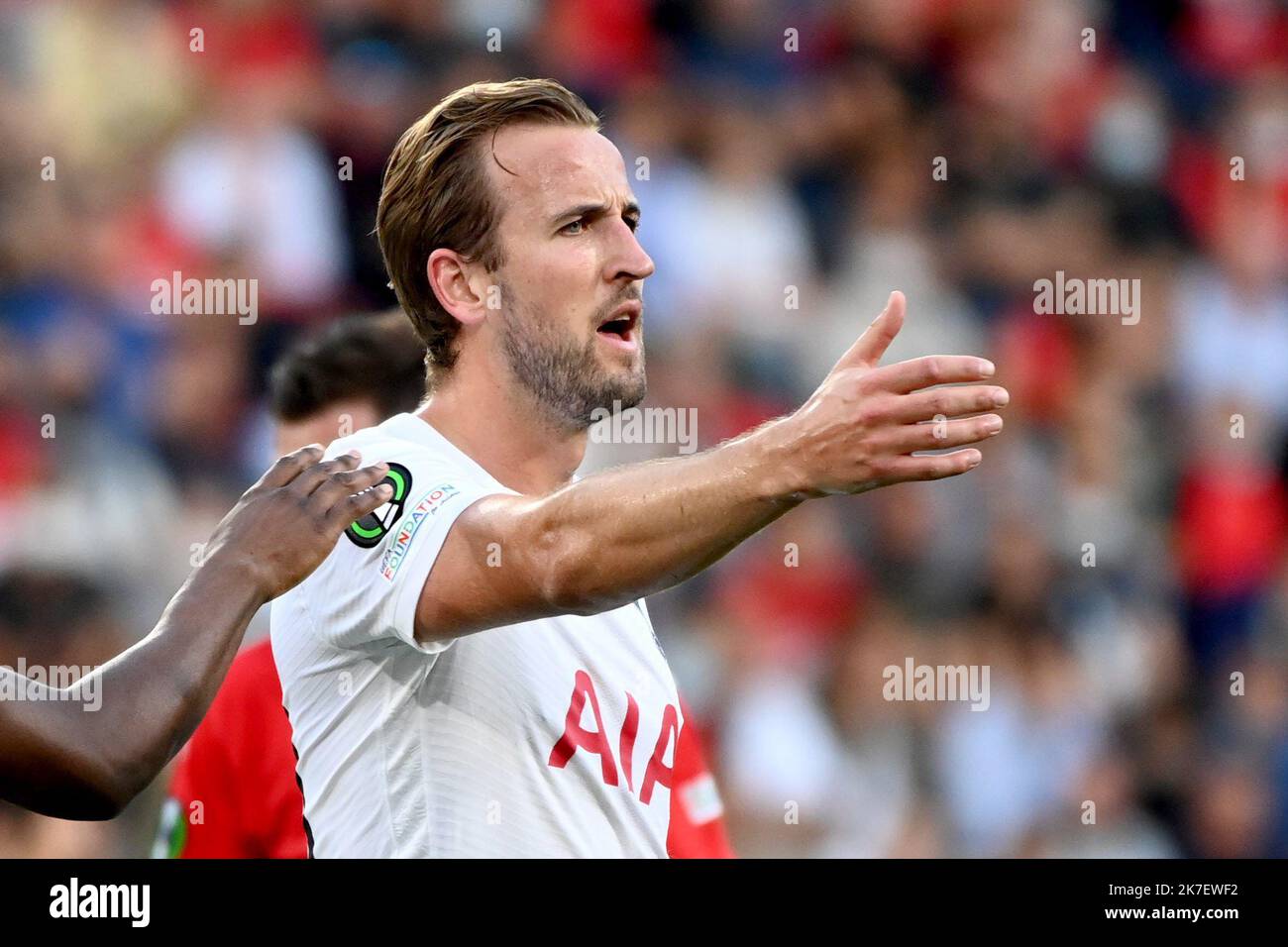©PHOTOPQR/OUEST FRANCE/Marc OLLIVIER ; Rennes ; 16/09/2021 ; Harry KANE ...