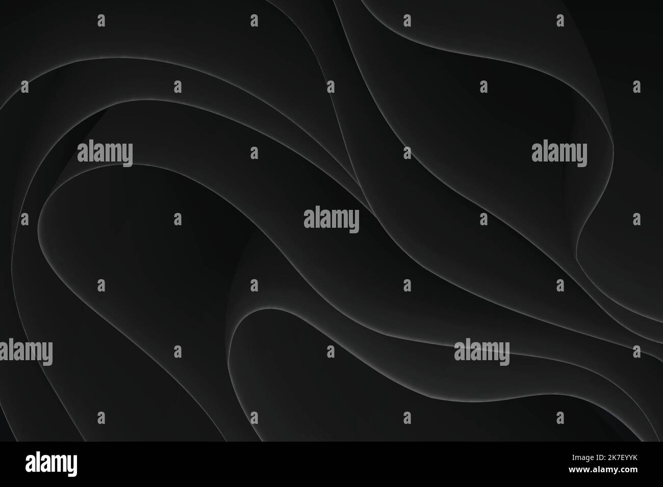 black background with wavy lines vector design illustration Stock ...