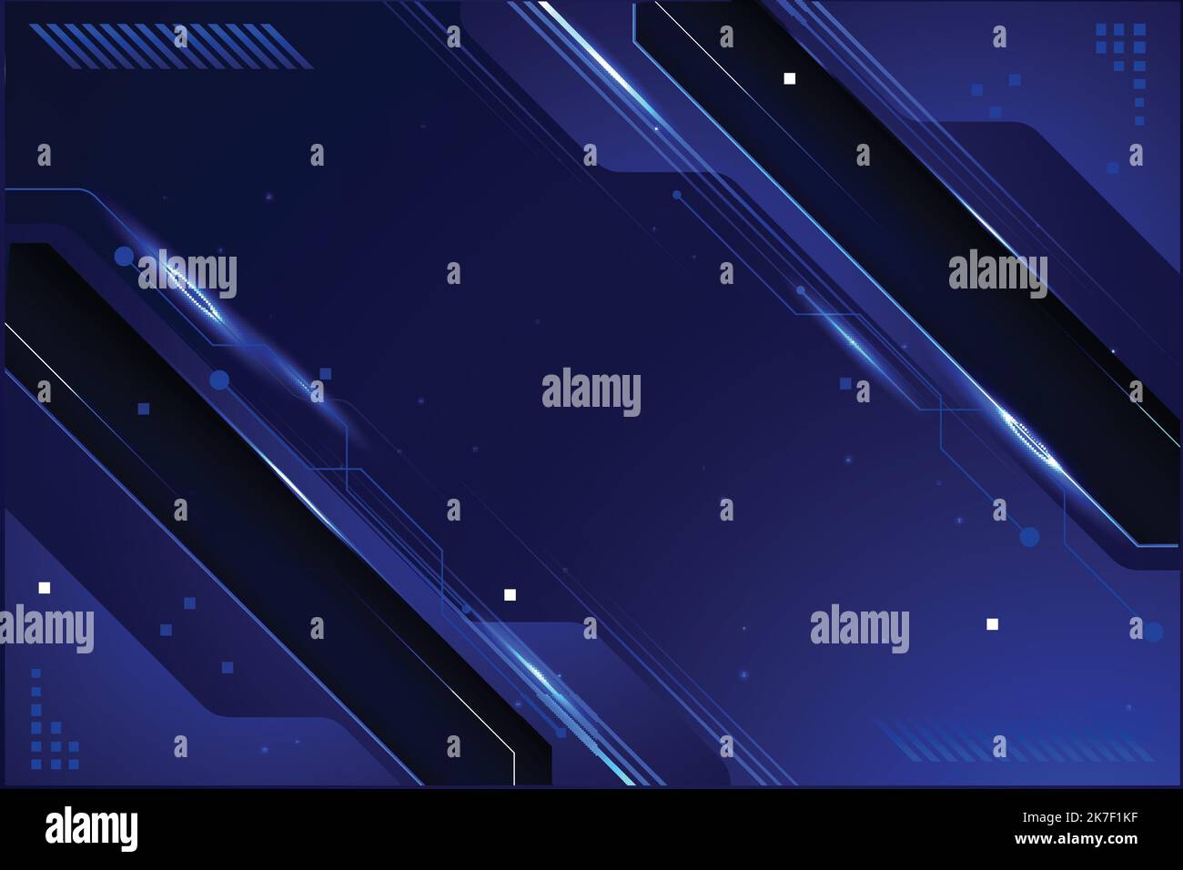 gradient blue dynamic technology background vector design illustration ...
