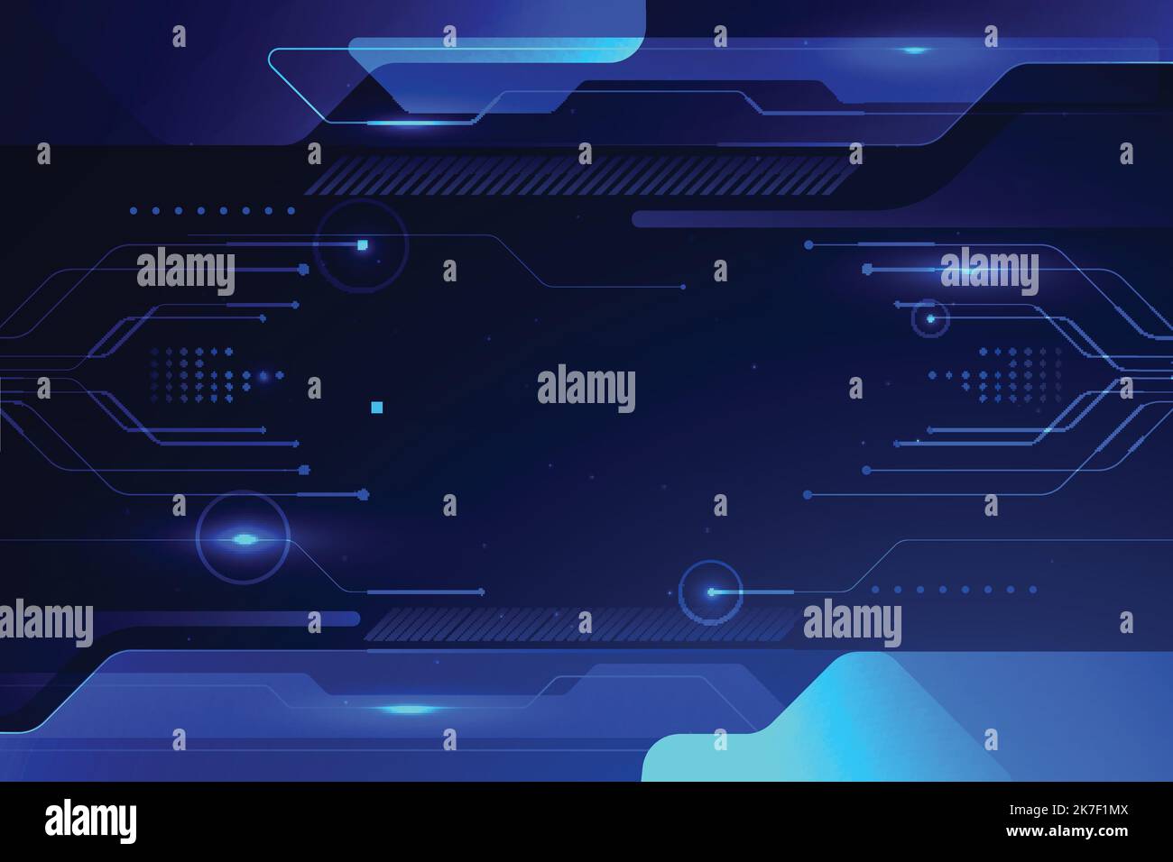 gradient blue technology background vector design illustration Stock ...