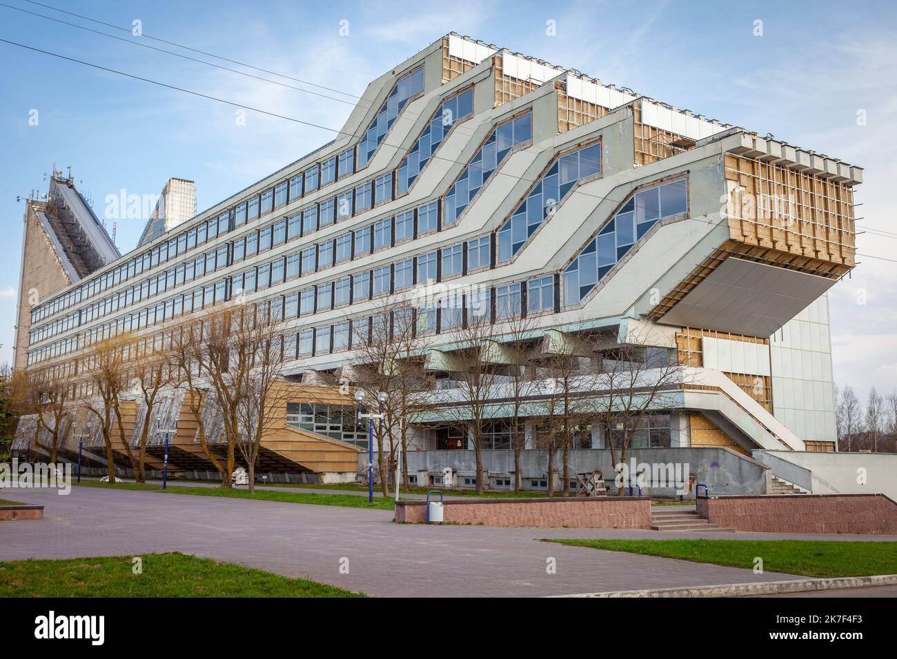 Soviet Communist Landmarks in Minsk, Belarus, Eastern Europe Stock ...