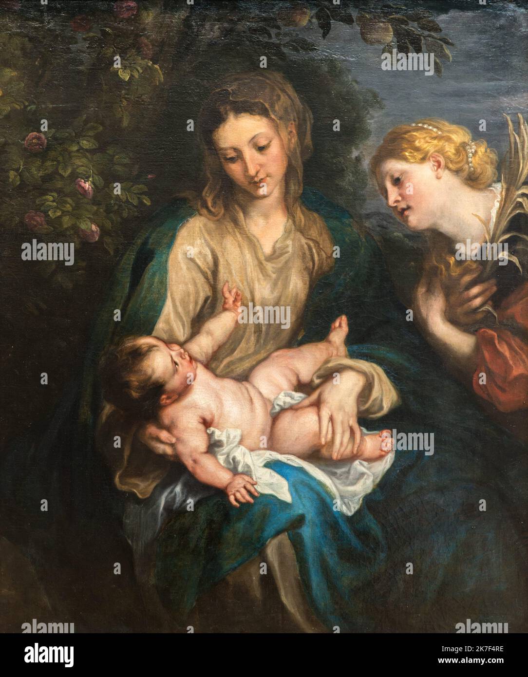 ©Active Museu/MAXPPP - ActiveMuseum 0000497.jpg / La Vierge et l'Enfant avec Sainte Catherine d ...