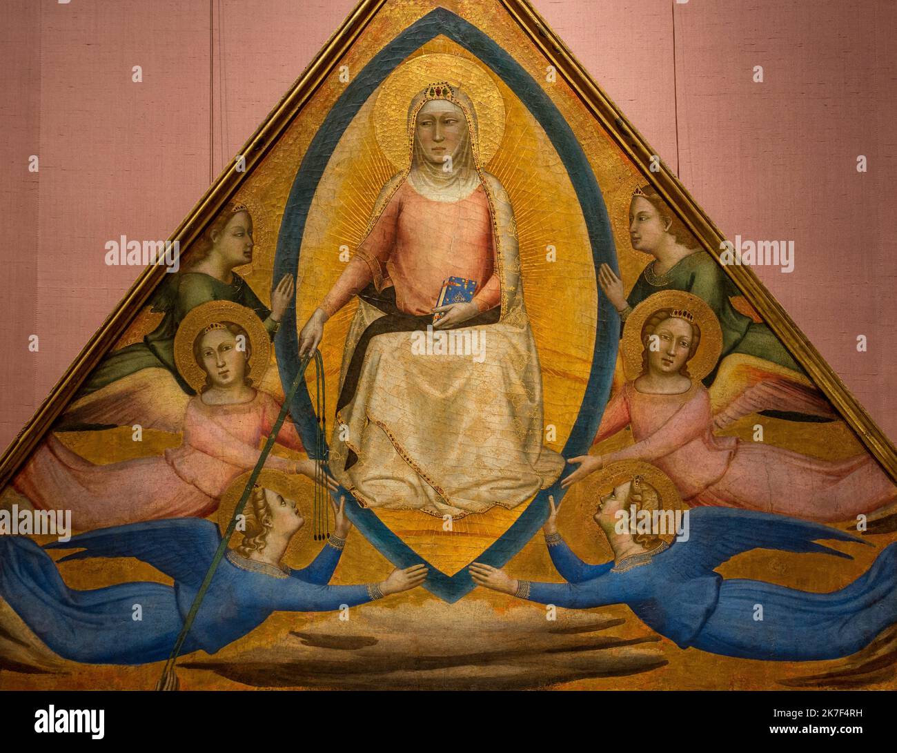 ©Active Museu/MAXPPP - ActiveMuseum 0000481.jpg / L'Assomption de la Vierge - Bernardo Daddi ...