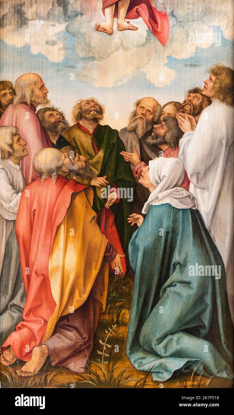 ©Active Museu/MAXPPP - ActiveMuseum 0000643.jpg / L'Ascension du Christ, vers 1510 - Hans Suss ...