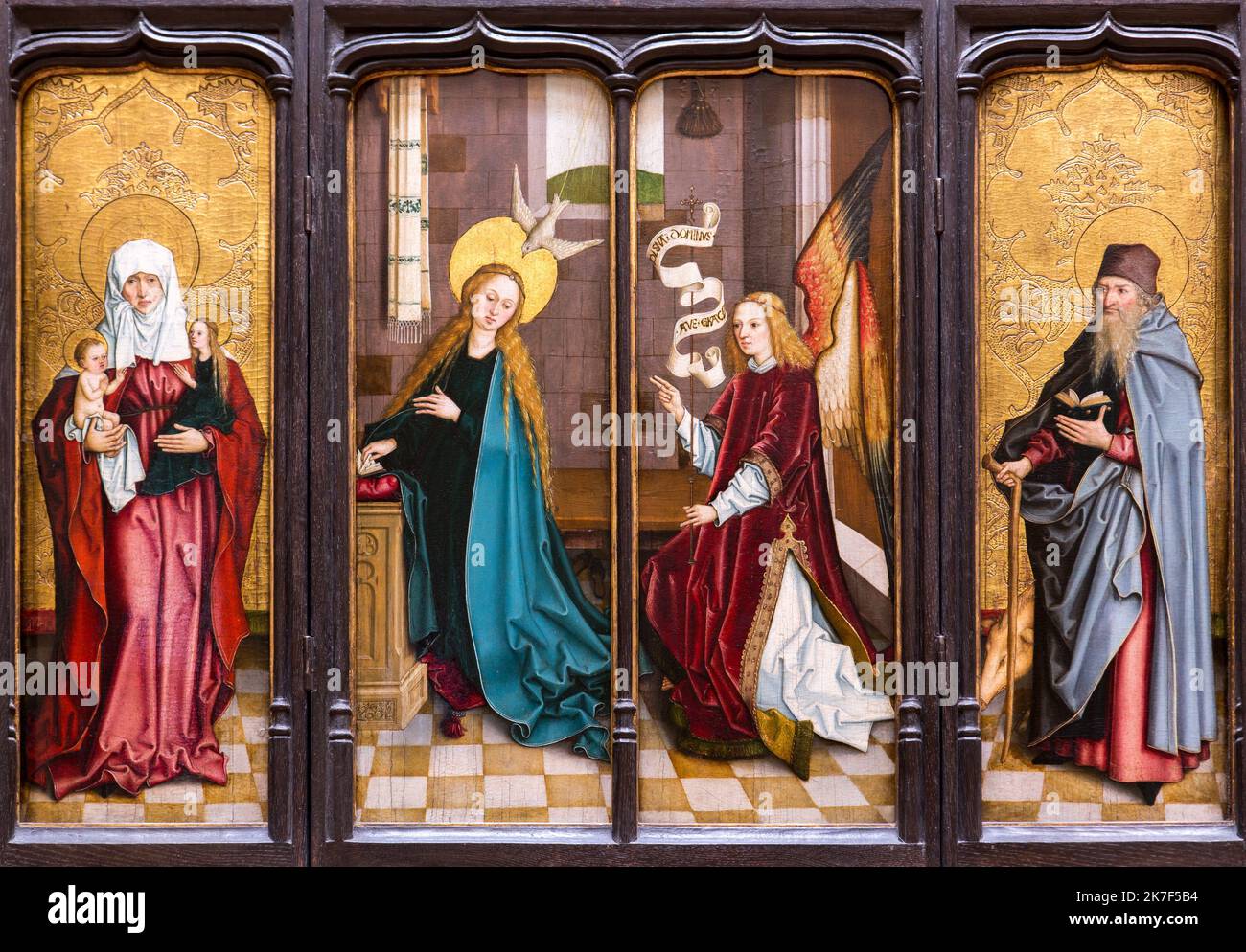 ©Active Museu/MAXPPP - ActiveMuseum 0000769.jpg / Volet d'un retable, vers 1500 - Bartholomaus ...
