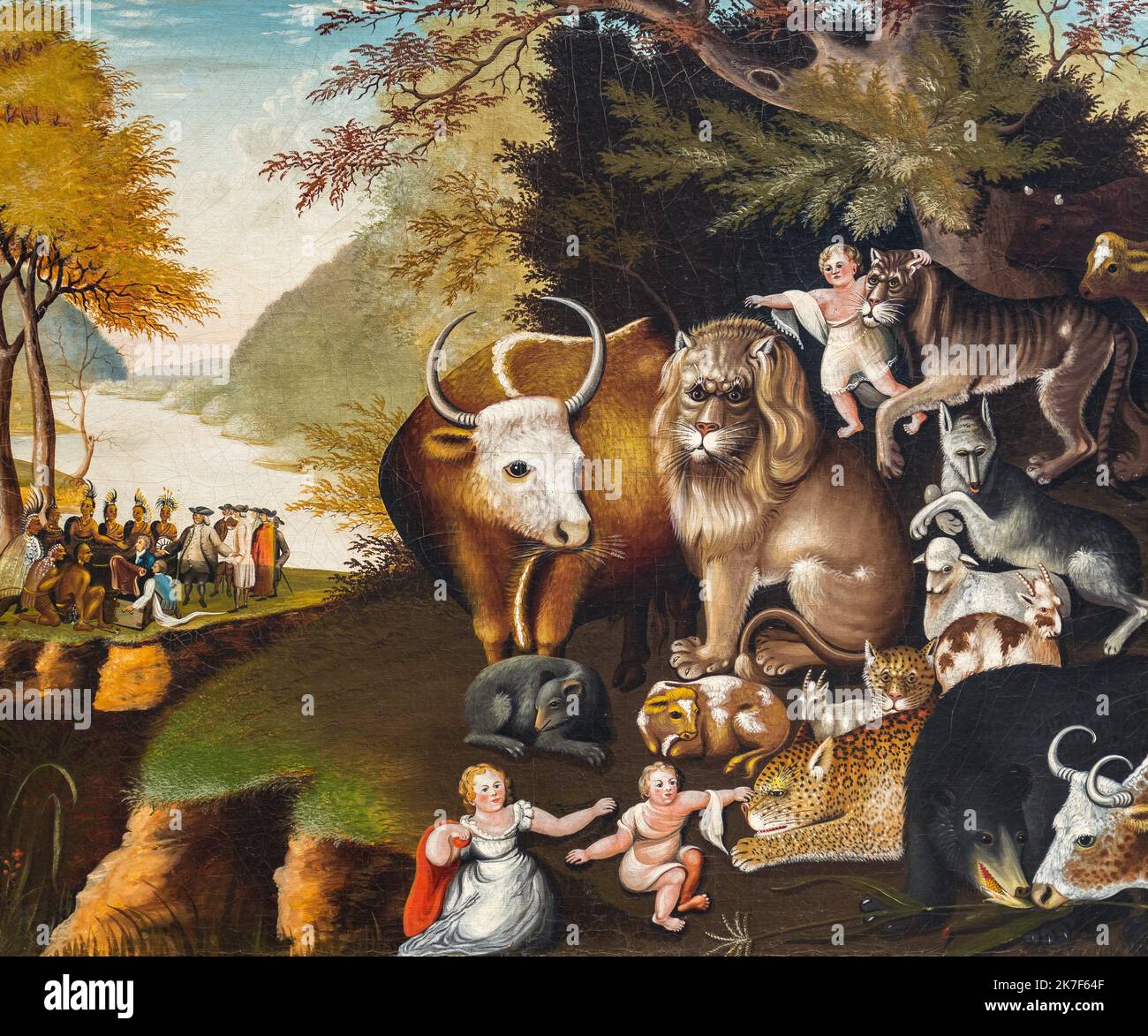 Peinture naive foret hi-res stock photography and images - Alamy