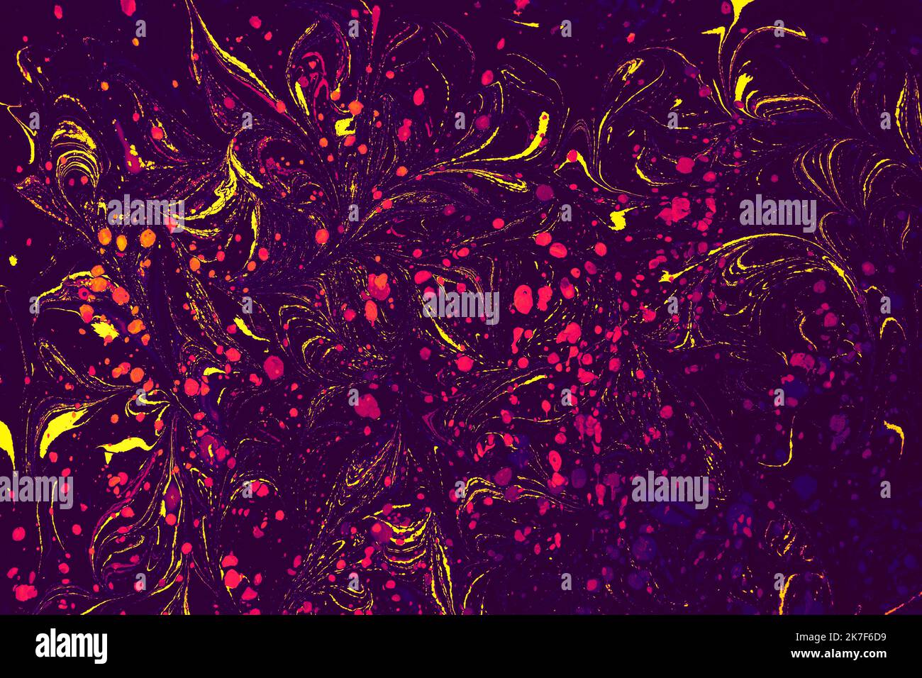 Abstract creative marble pattern texture. Traditional art of Ebru ...