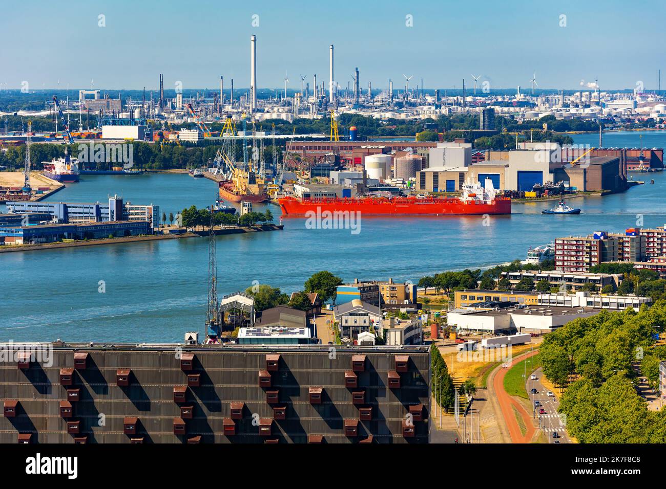 Port of Rotterdam is the largest port in Europe, located in city of ...