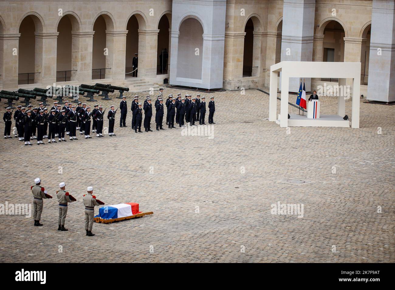 ©Thomas Padilla/MAXPPP - 15/10/2021 ; Paris, FRANCE ; LE PRESIDENT DE ...