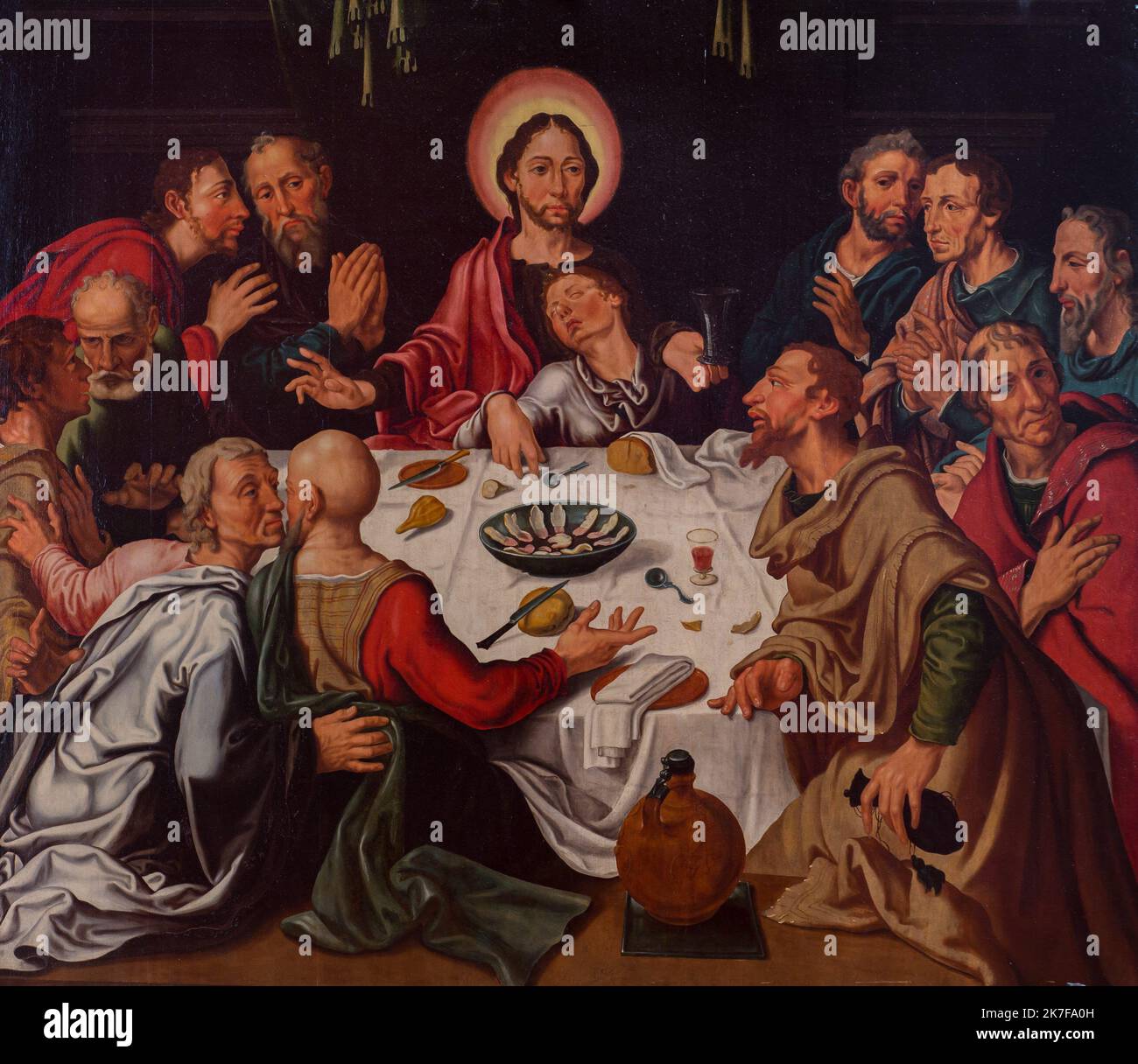 Jesus bread hands painting hi-res stock photography and images - Alamy