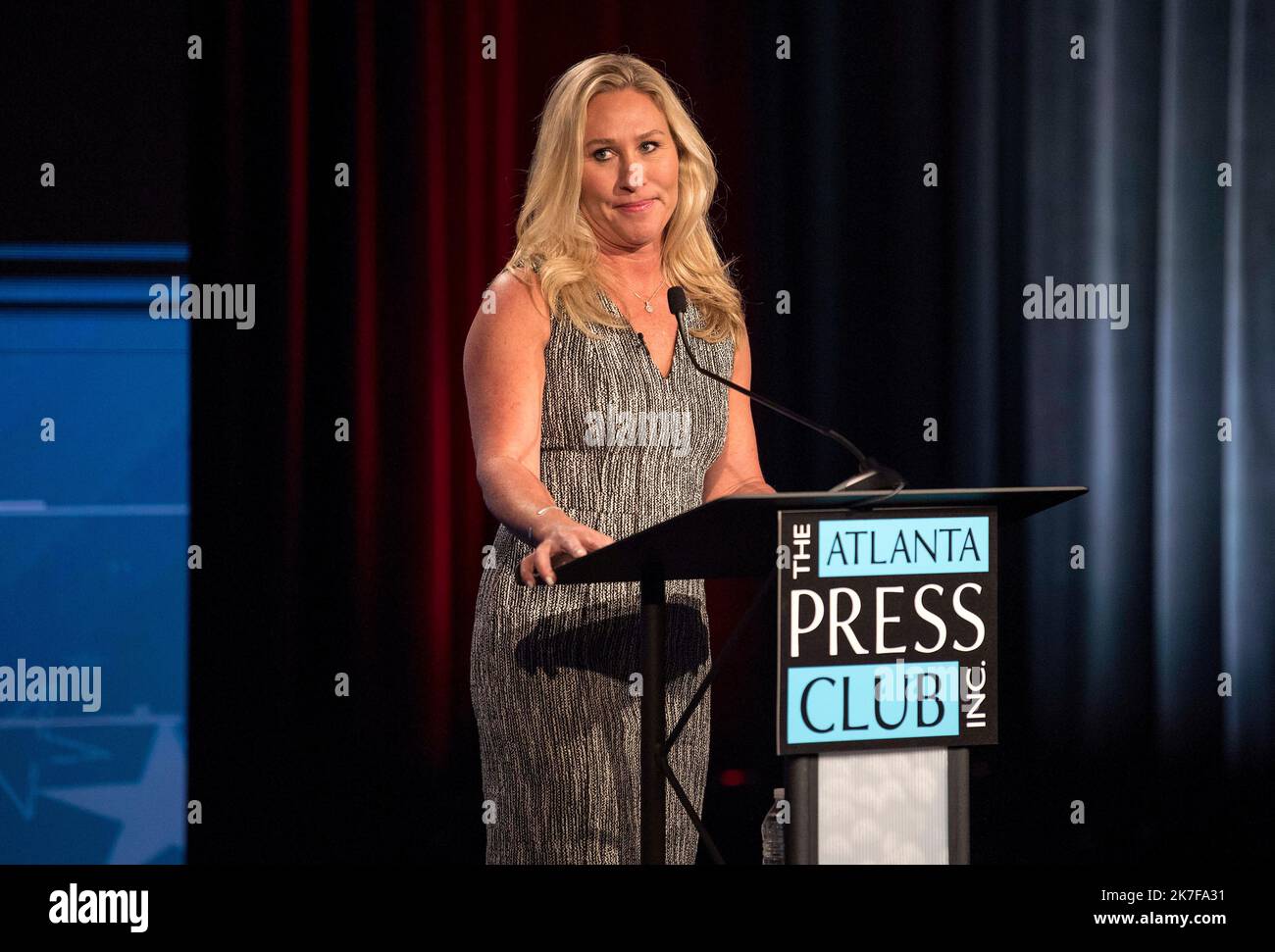 Atlanta, Georgia, USA. 16th Oct, 2022. Representative MARJORIE TAYLOR ...