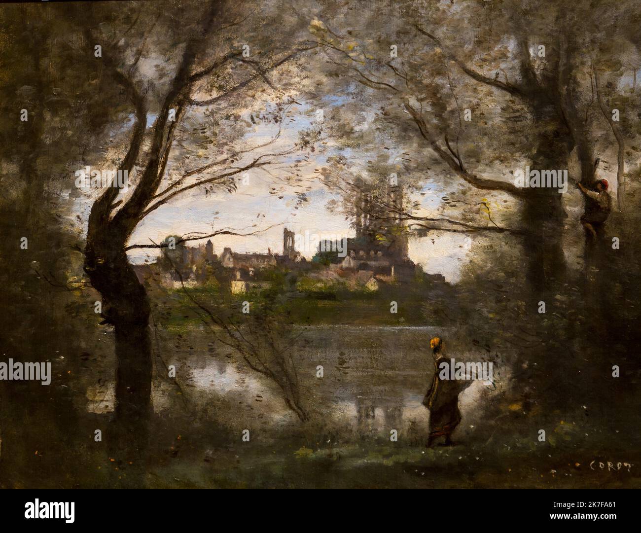 Jean baptiste camille corot peinture hi-res stock photography and ...