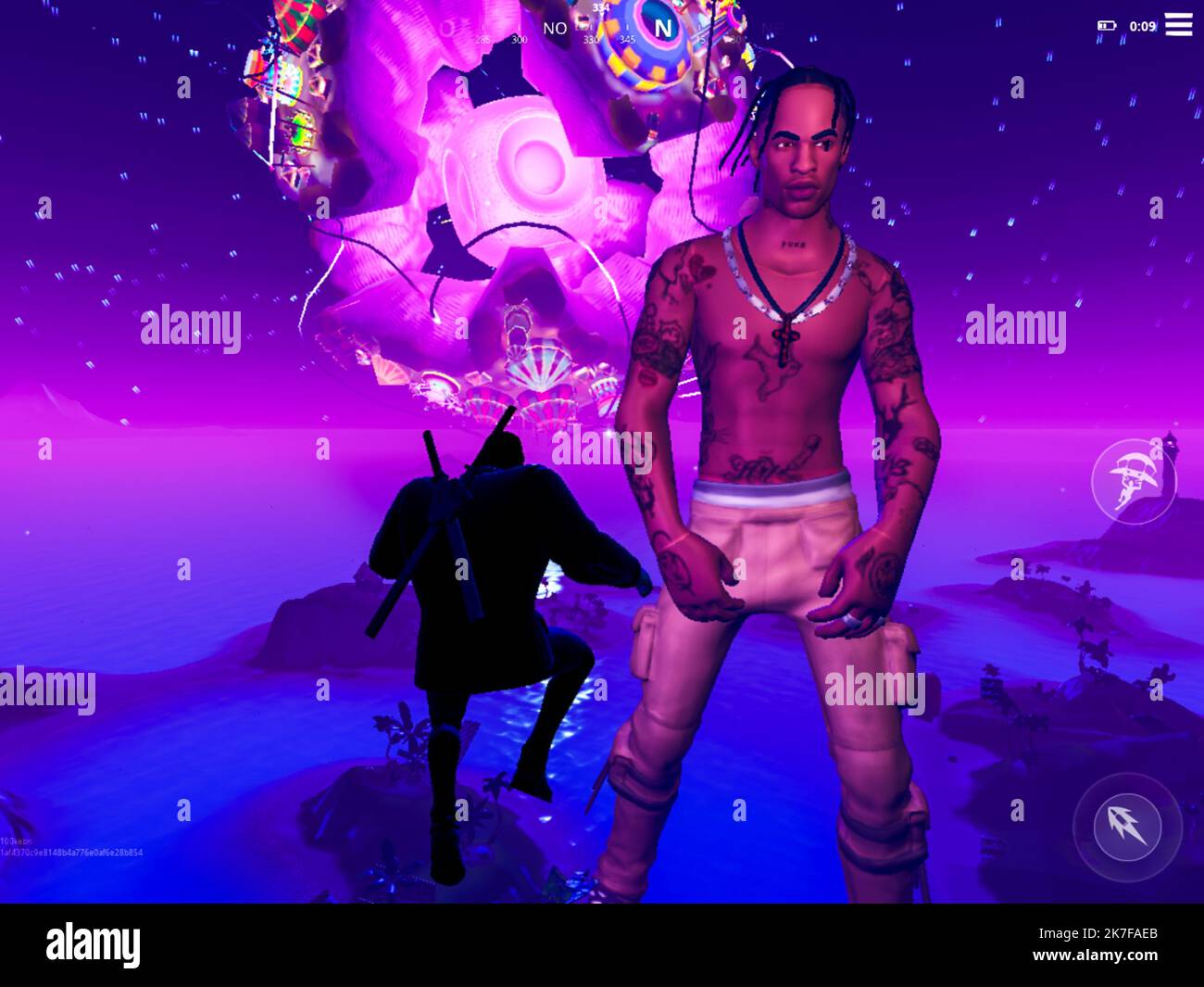 ©Michael Bunel / Le Pictorium/MAXPPP - concert de Travis Scott sur la ...