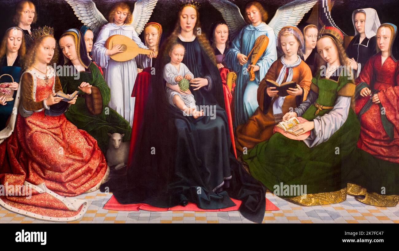 ©Active Museu/MAXPPP - ActiveMuseum 0006065.jpg / La vierge entre les ...