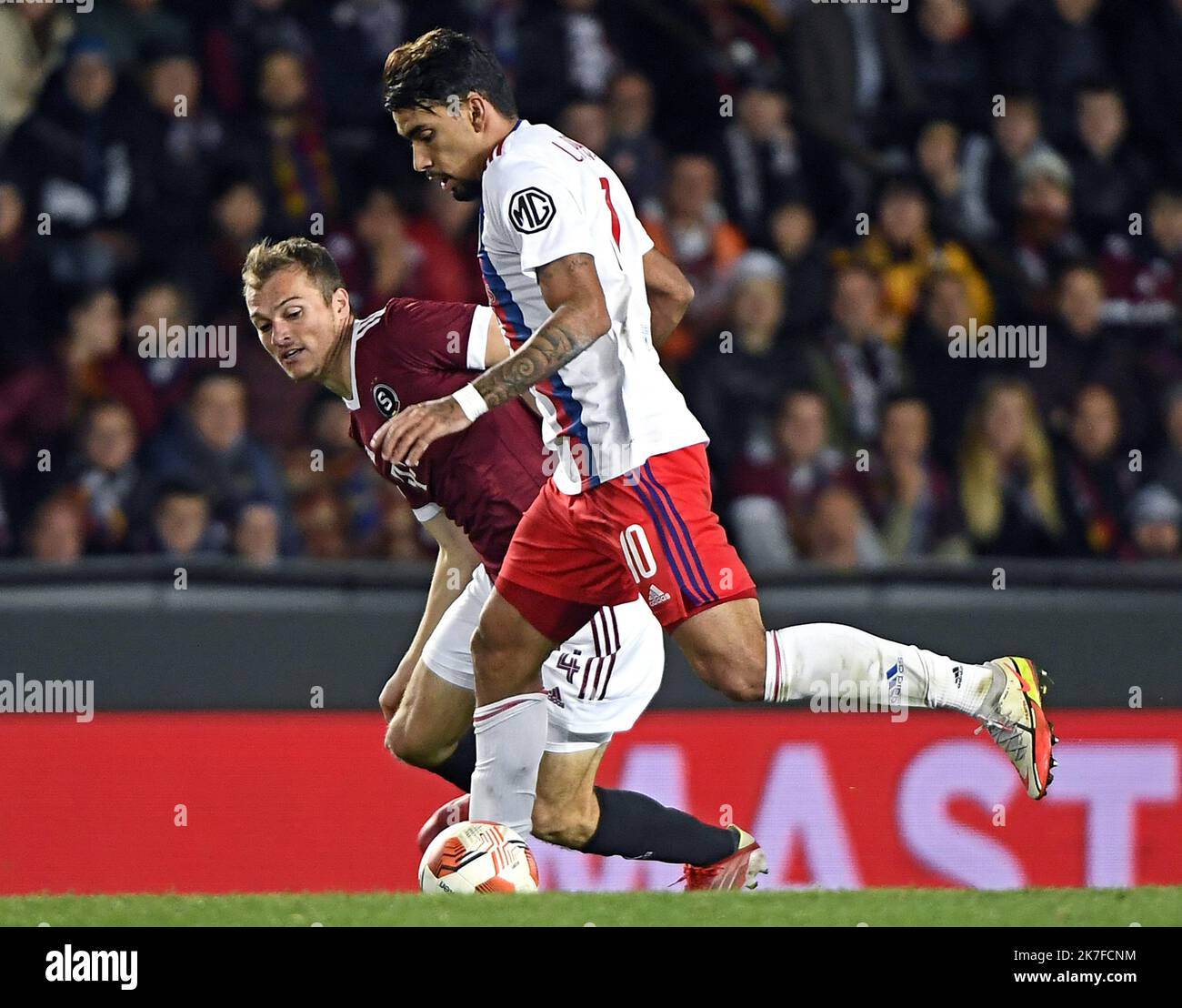 ©PHOTOPQR/LE PROGRES/Stéphane GUIOCHON - Prague 21/10/2021 - Match ...