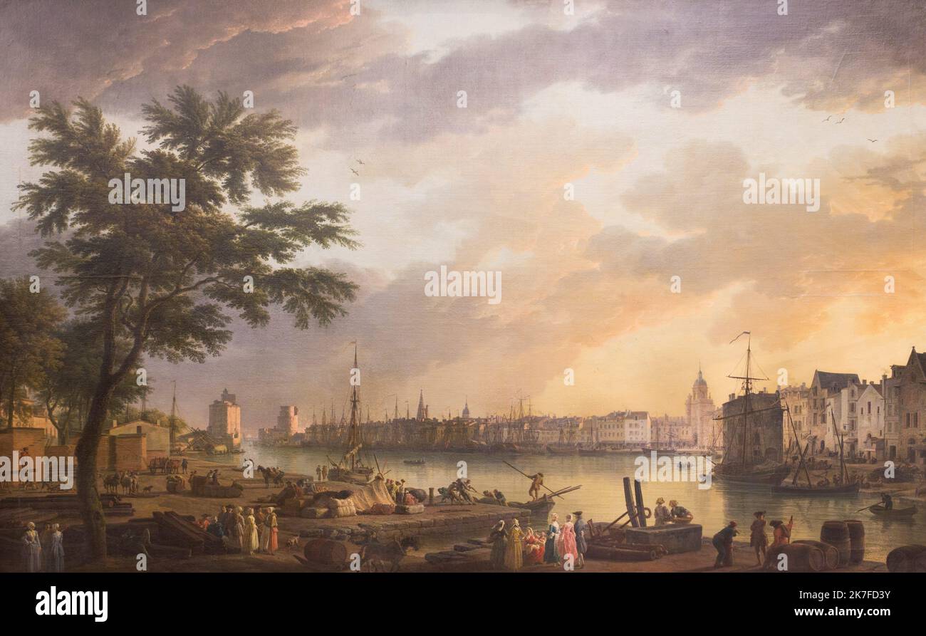 18th century painting harbour hi-res stock photography and images - Alamy