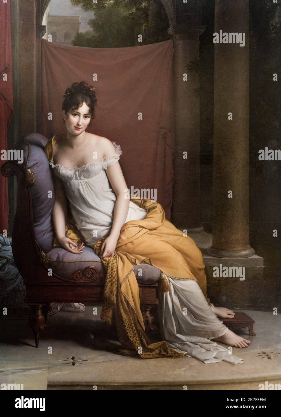 ©Active Museu/MAXPPP - ActiveMuseum 0006751.jpg / Juliette Recamier (1777-1849) 1805 ...