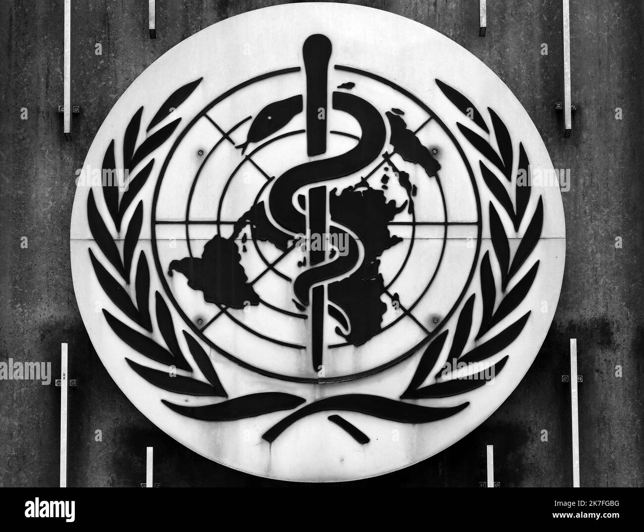 World health organization and geneva Black and White Stock Photos ...