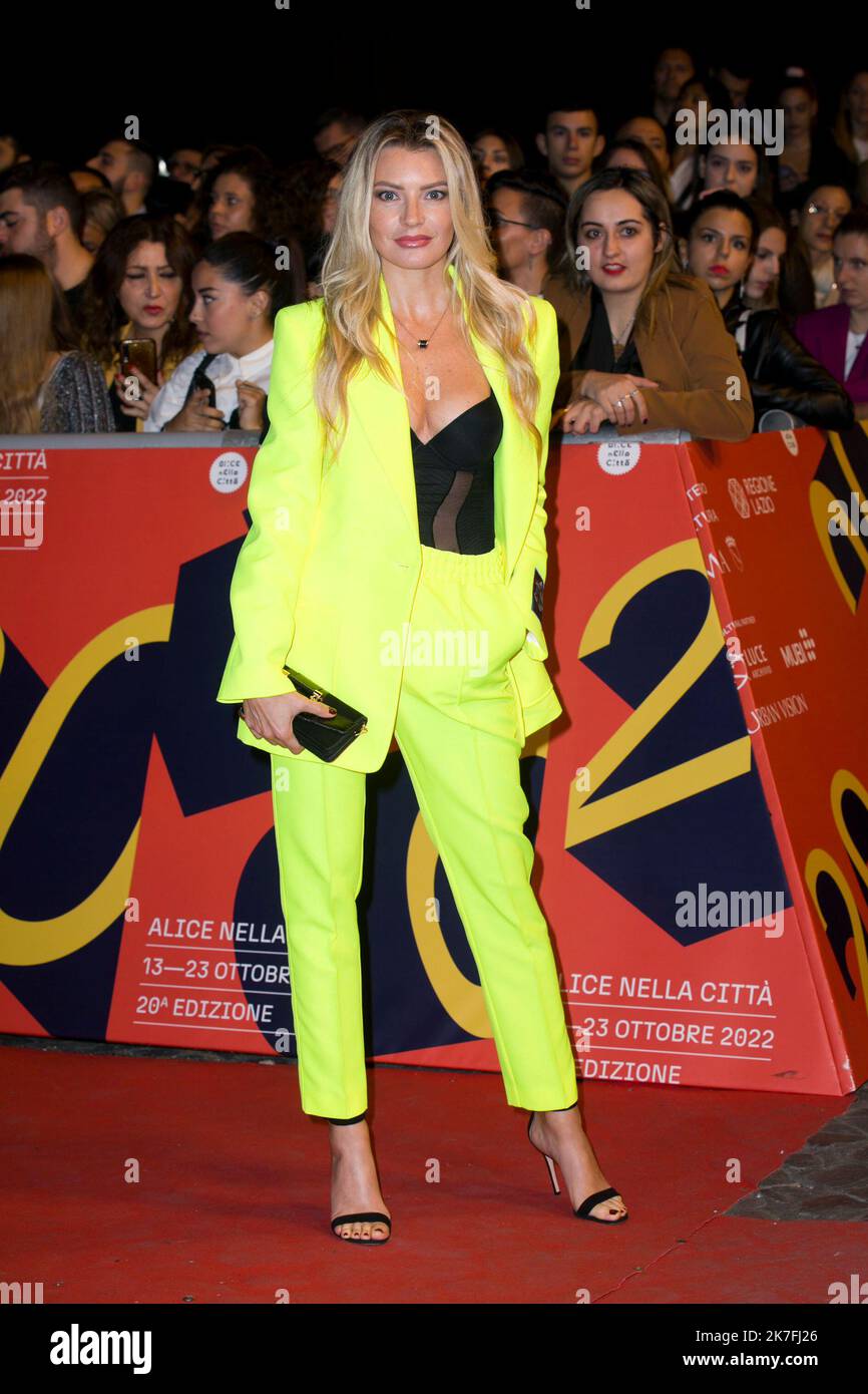 Rome, Italy. 17th Oct, 2022. Rome Cinema Fest 2022. Rome Film Fest. Red ...