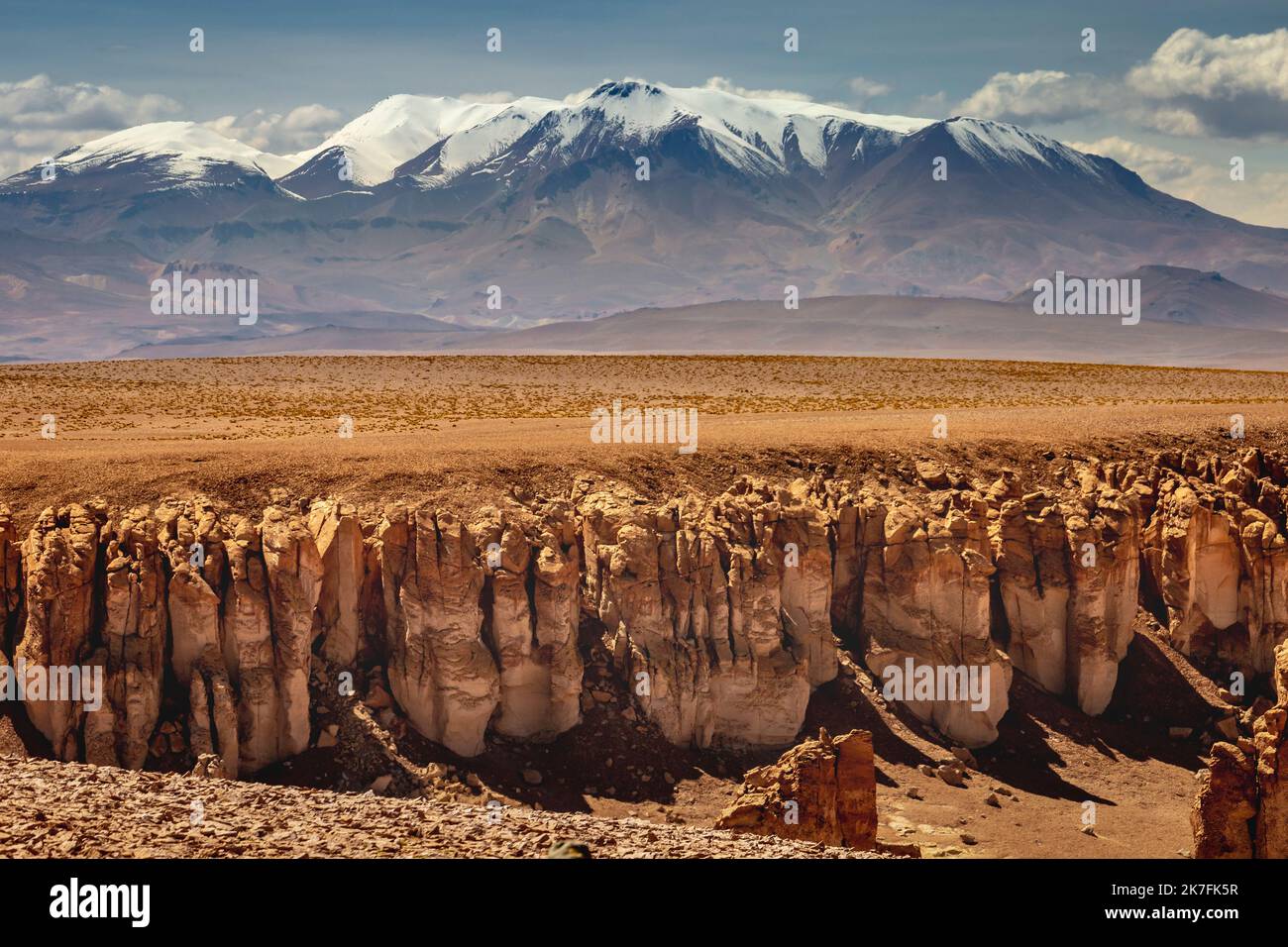 Atacama desert, volcanic arid landscape in Northern Chile, South ...