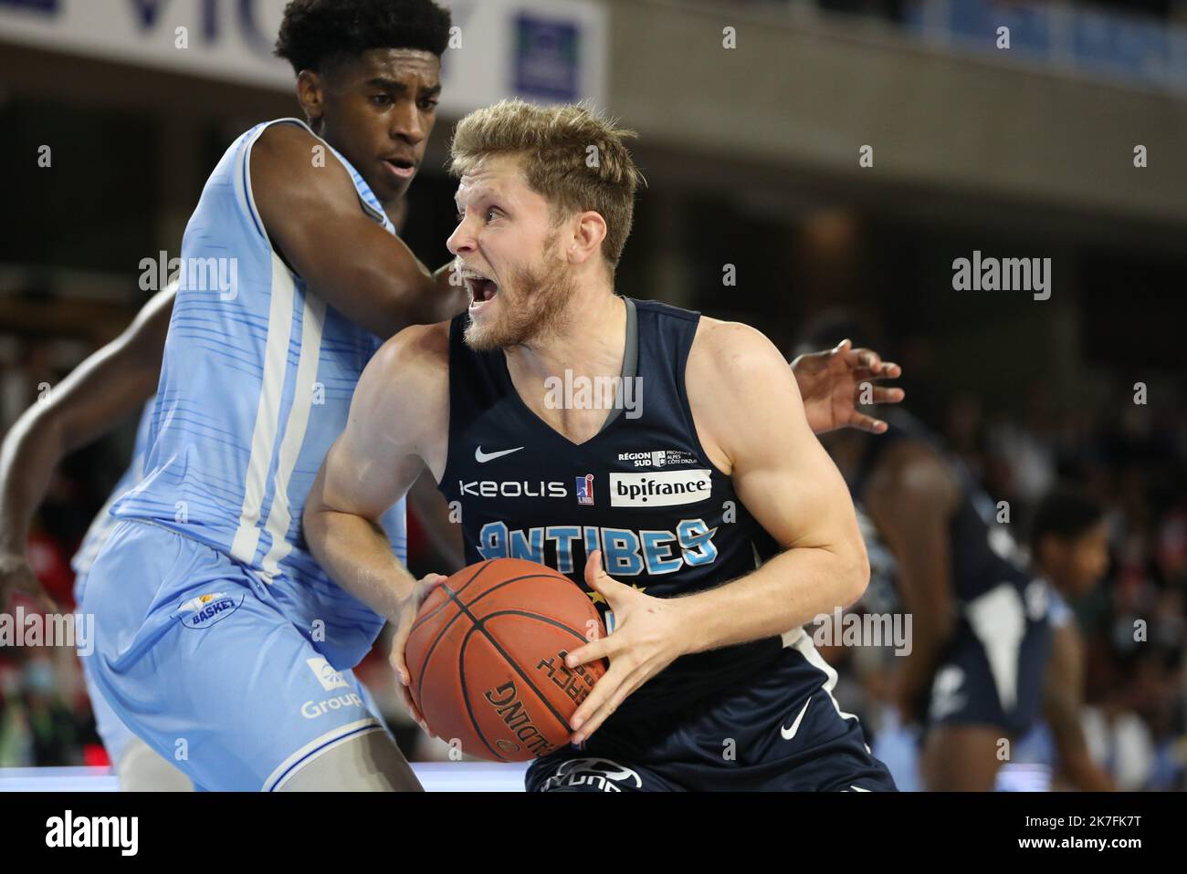 Thierry Larret / Maxppp. Basket Pro B. JA Vichy Clermont Metropole vs ...