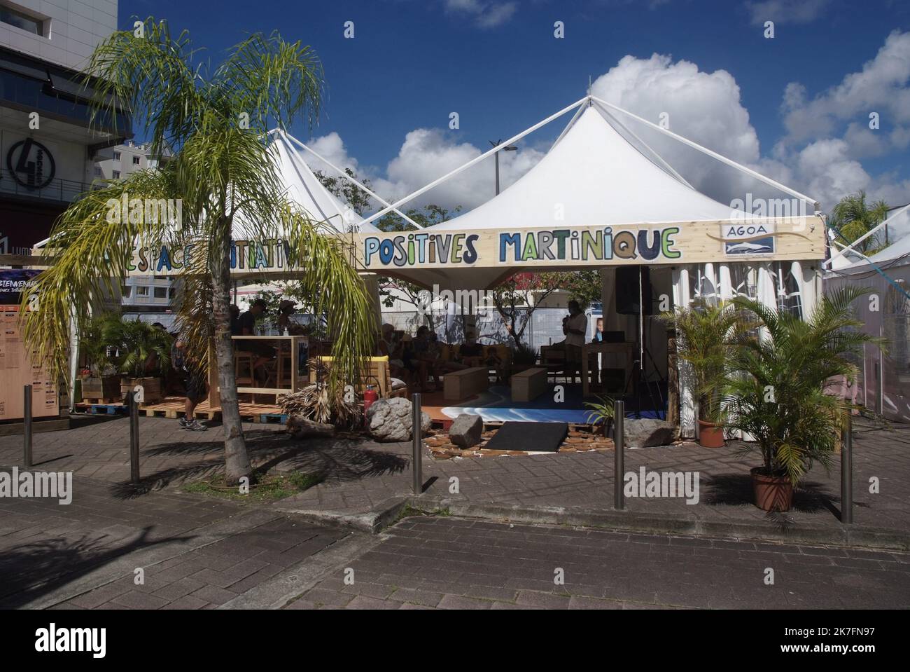 ©Alain MATAU/MAXPPP - 21/11/2021 A Fort-de-France, le village de la ...