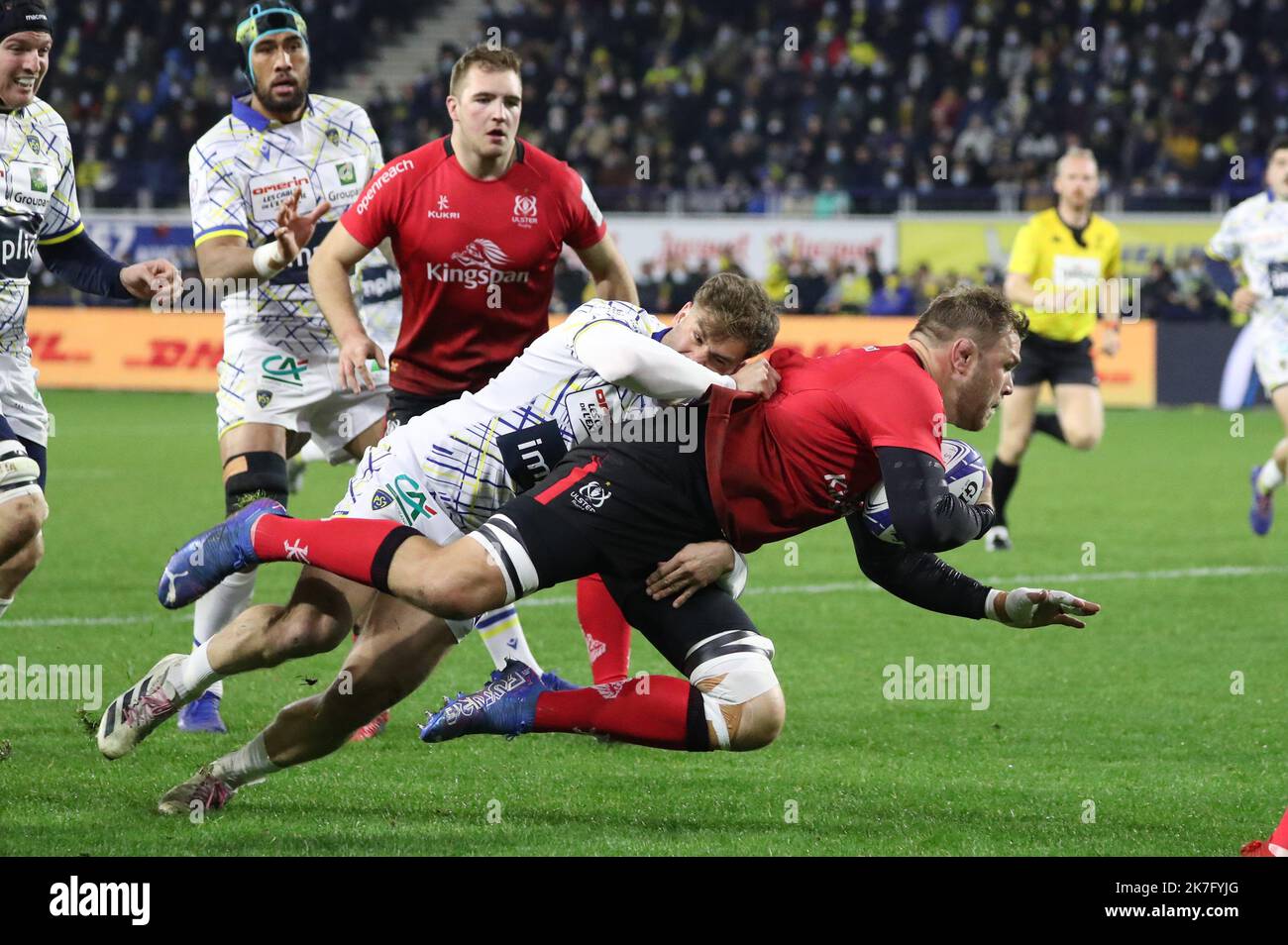 Thierry LARRET / Maxppp. Rugby Champions Cup : ASM Clermont Auvergne vs ...