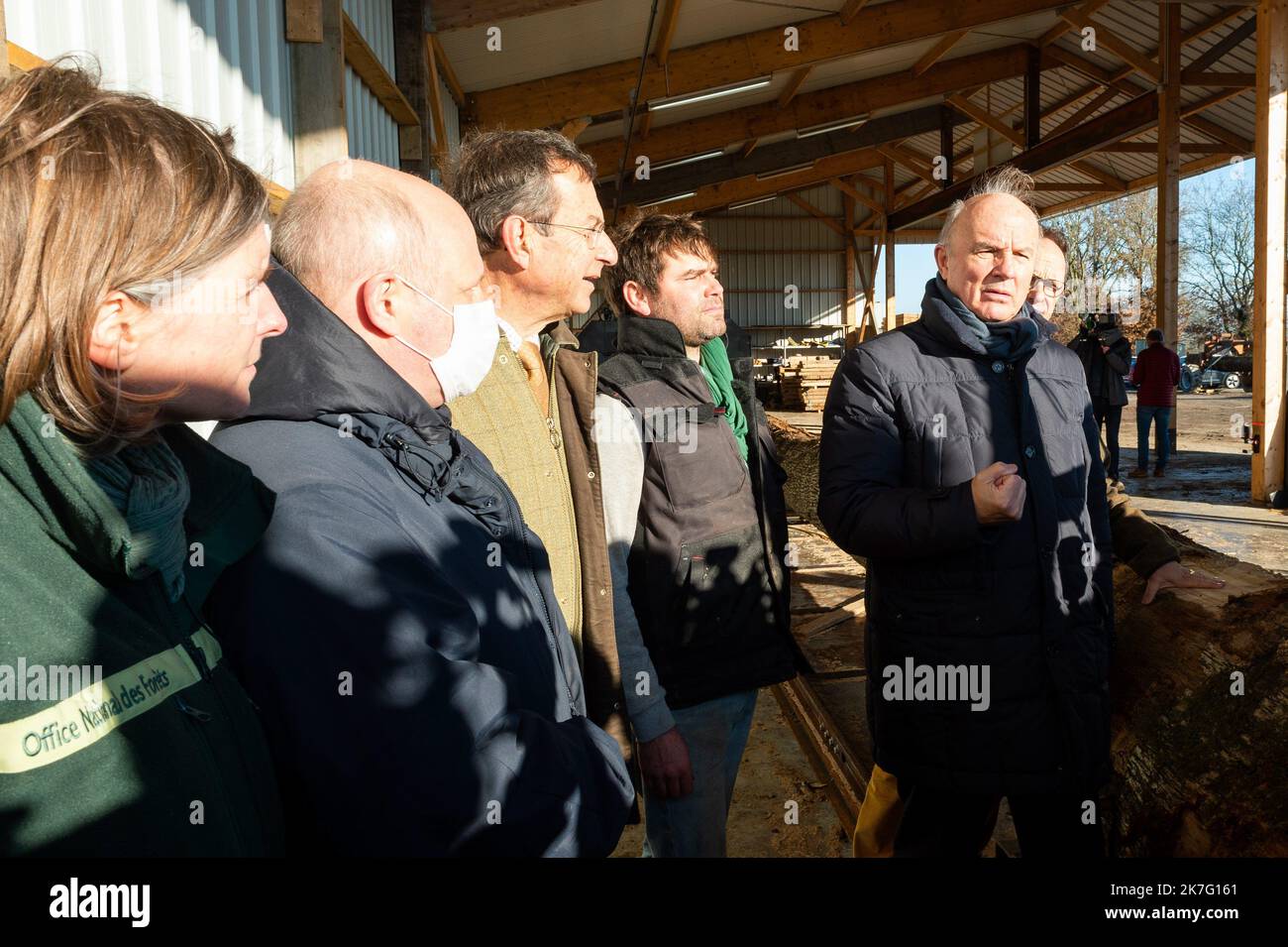 Rennes; 12/16/2021; This Thursday morning at the "sawmill of the giants ...