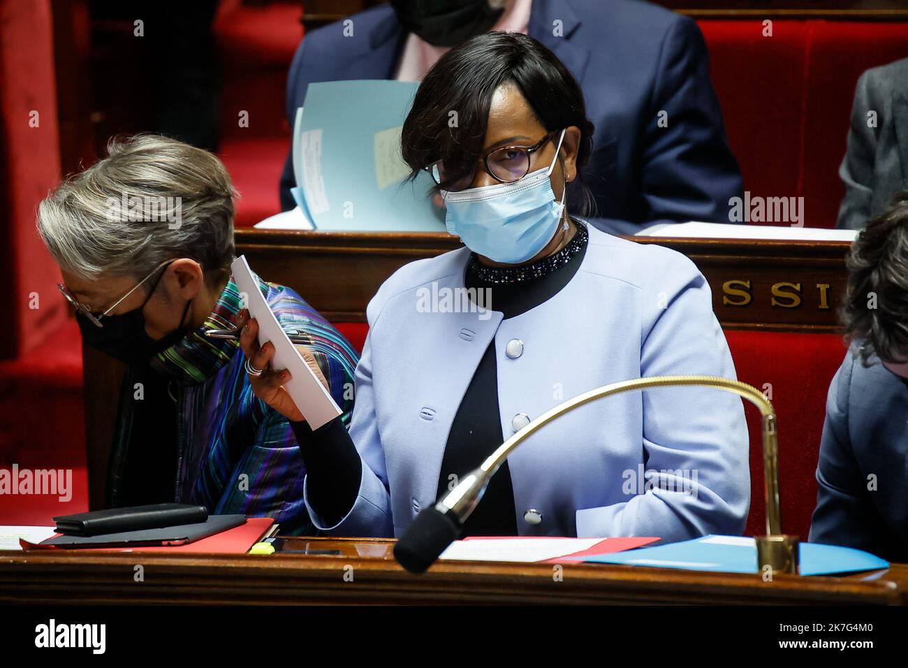 ©Thomas Padilla/MAXPPP - 18/01/2022 ; Paris, FRANCE ; SEANCE DE QUESTIONS AU GOUVERNEMENT DANS L ...