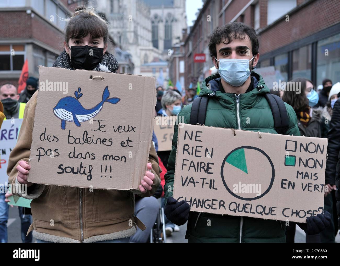 ©PHOTOPQR/LE COURRIER PICARD/Manon Cruz ; Amiens ; 20/01/2022 ; Amiens ...