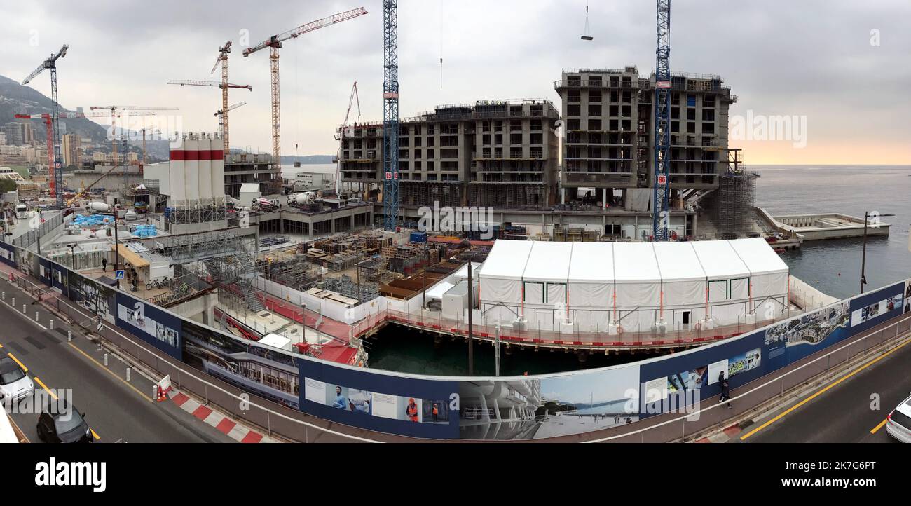©PHOTOPQR/NICE MATIN/Jean François Ottonello ; 25 janvier 2022 à Monaco ...