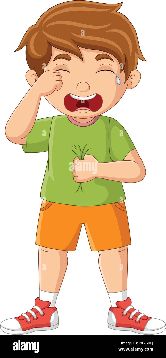 Upset tantrum tear cry Stock Vector Images - Alamy