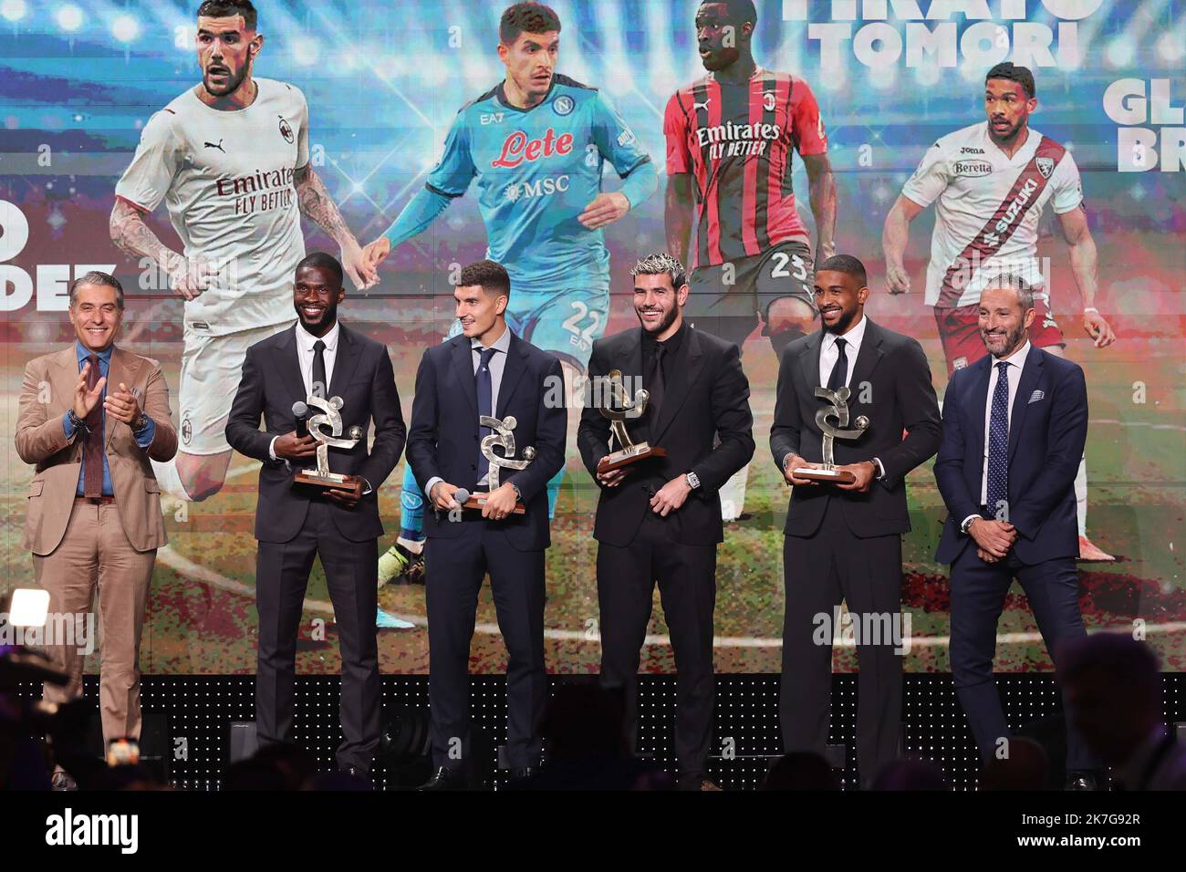 FikayoTomori, Giovanni Di Lorenzo, Theo Hernandez and Gleison Bremer ...