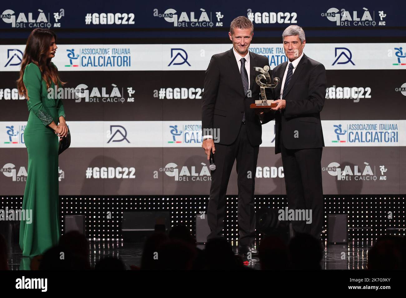 Rho, Italy. 17th Oct, 2022. Daniele Orsato awarded best referee 2021/22 ...