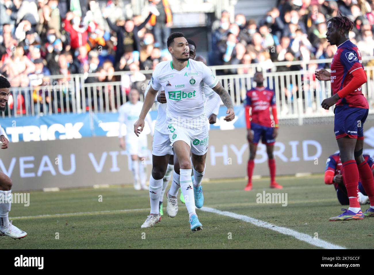 Thierry LARRET / MAXPPP. Football. Ligue 1 Uber Eats. Clermont Foot 63 vs Association Sportive ...
