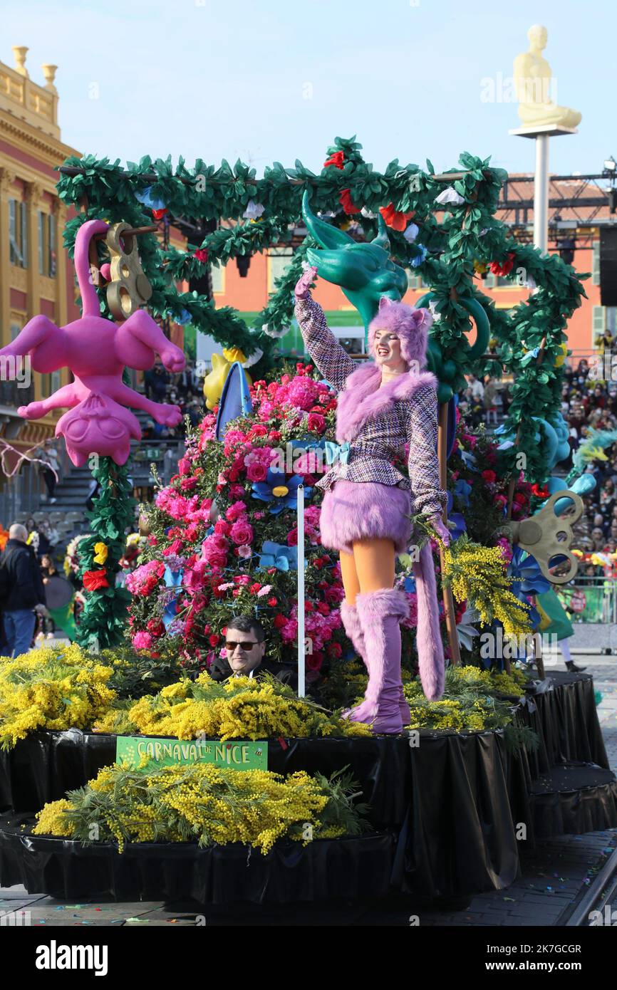 ©PHOTOPQR/NICE MATIN/Patrice Lapoirie ; Nice ; 13/02/2022 ; Bataille de ...