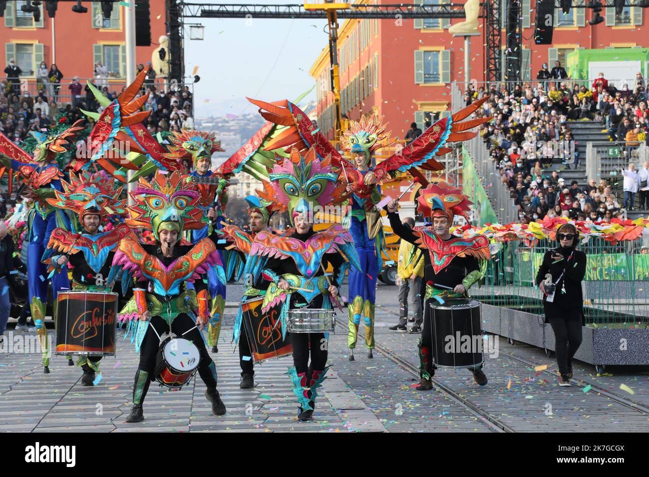 ©PHOTOPQR/NICE MATIN/Patrice Lapoirie ; Nice ; 13/02/2022 ; Bataille de ...